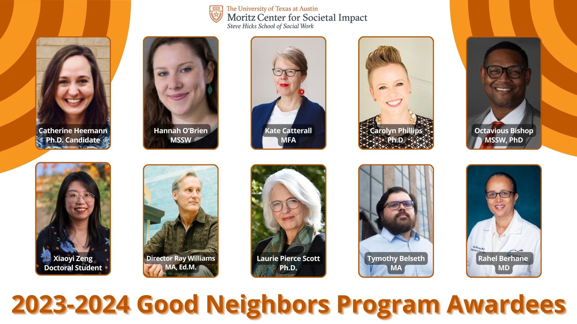 Moritz Center for Societal Impact announces recipients of Inaugural ...